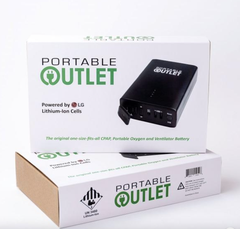 NEW Version Portable Outlet Rechargeable Battery For ALL CPAP & BiPAP ...